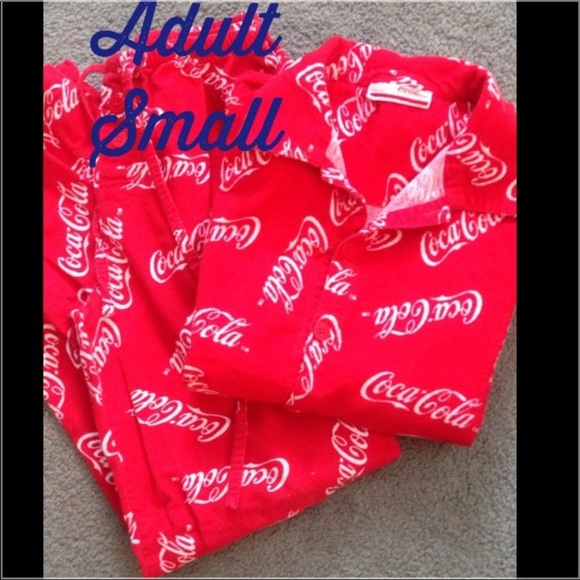 Coca Cola | Intimates & Sleepwear | Cocacola Pjs Adult Small | Poshmark